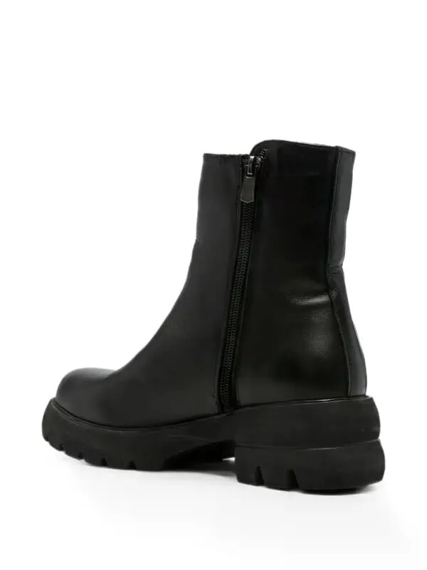 SERGIO MORETTI FIRENZE Side-zip Lug-sole Ankle Boots