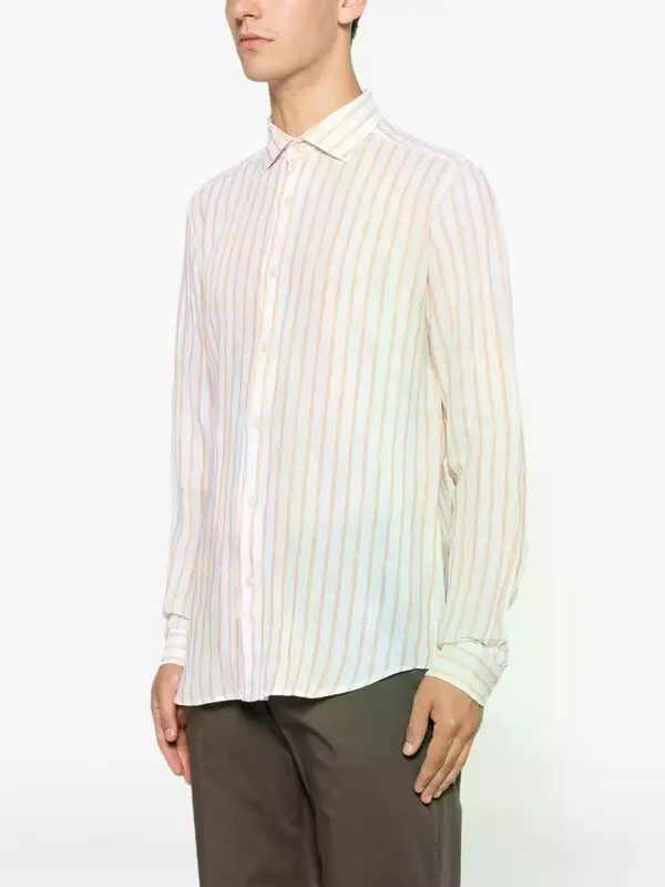 VELA SHOP Striped Long-sleeve Shirt