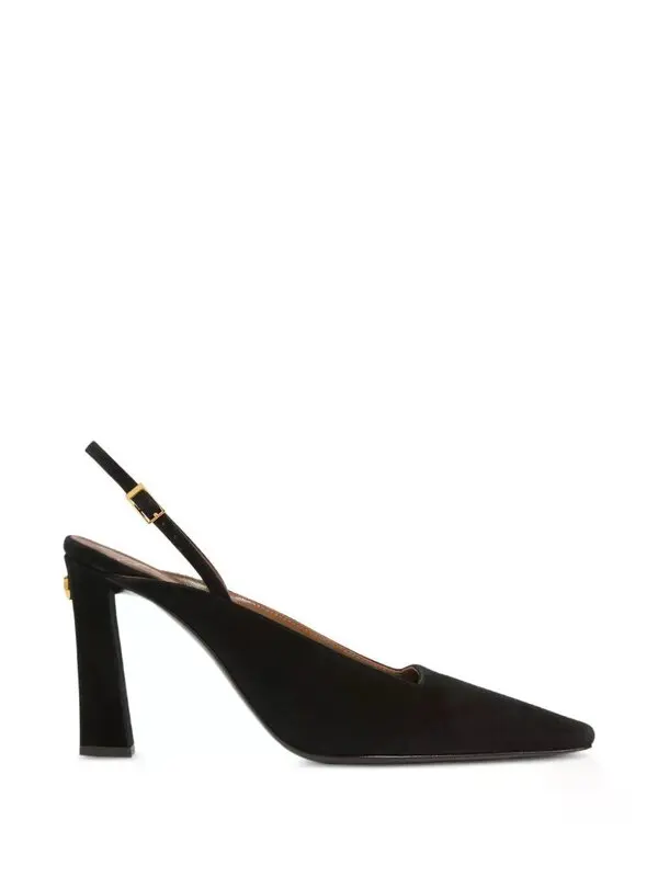 GIUSEPPE ZANOTTI Seal Slingback 90 Pumps - Black