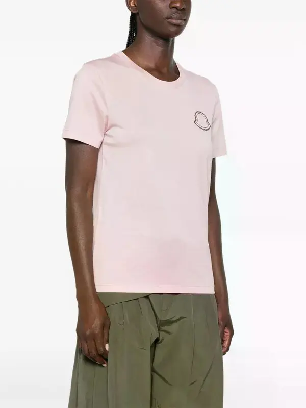 Moncler Embroidered Logo T-shirt