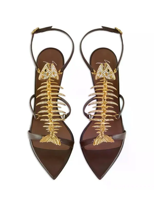GIUSEPPE ZANOTTI Slim 2.0 105 Sandals - Brown