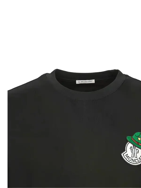 Moncler Long-sleeved Logo-patch T-shirt