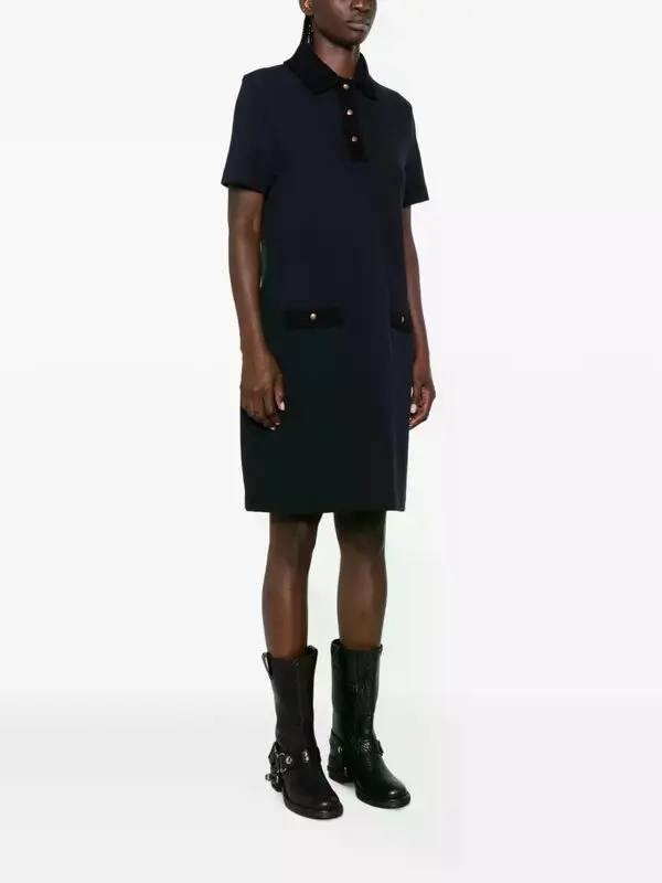Moncler Logo Patch Mini Dress