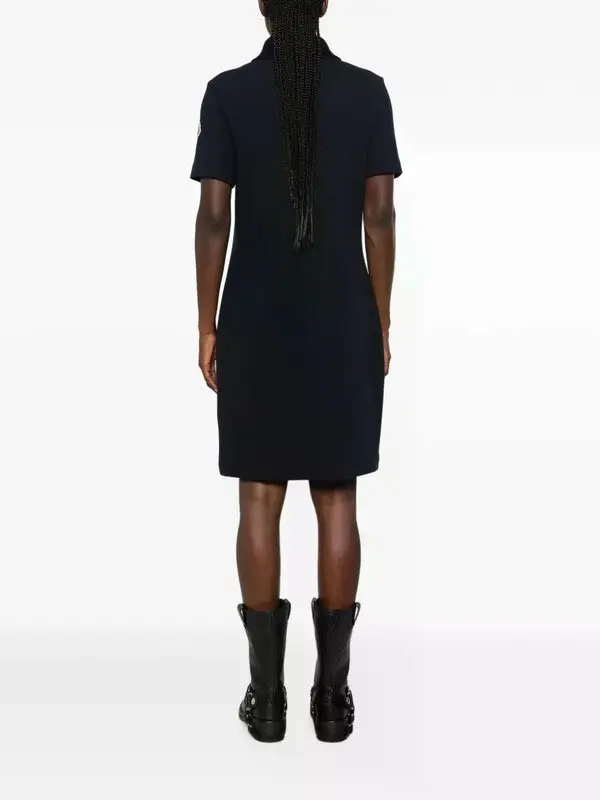 Moncler Logo Patch Mini Dress