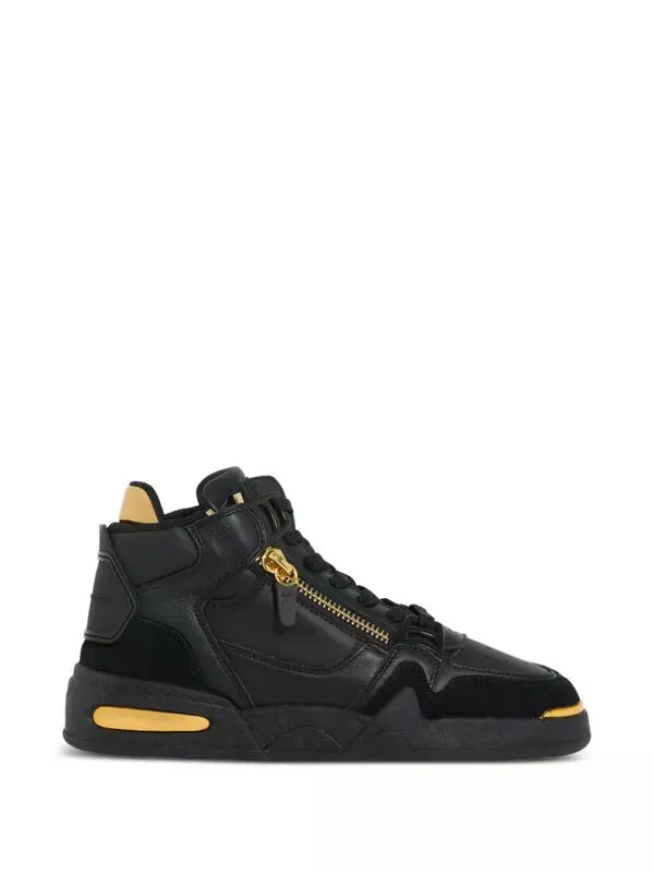 GIUSEPPE ZANOTTI Ghost High-top Sneakers - Black