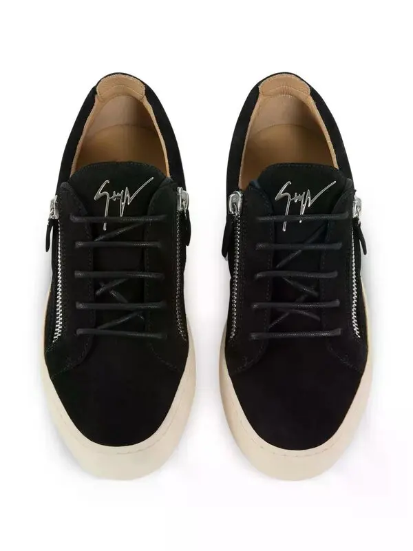 GIUSEPPE ZANOTTI Frankie Low-top Velour Sneakers