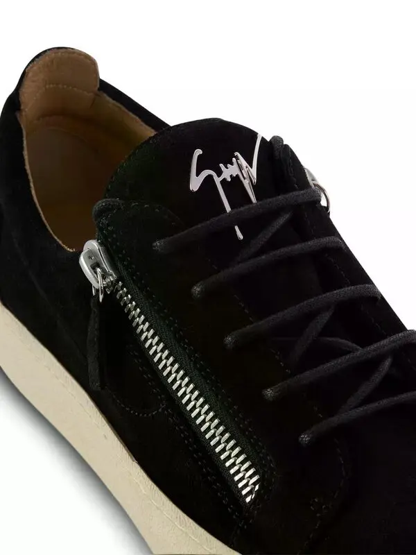 GIUSEPPE ZANOTTI Frankie Low-top Velour Sneakers