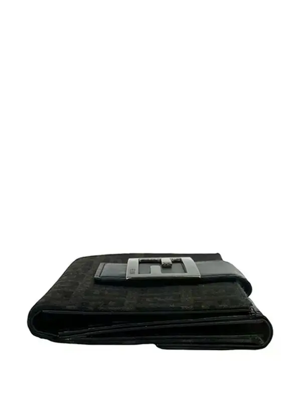 Fendi 2000-2010 Zucca Canvas Bifold Wallet Small Wallets