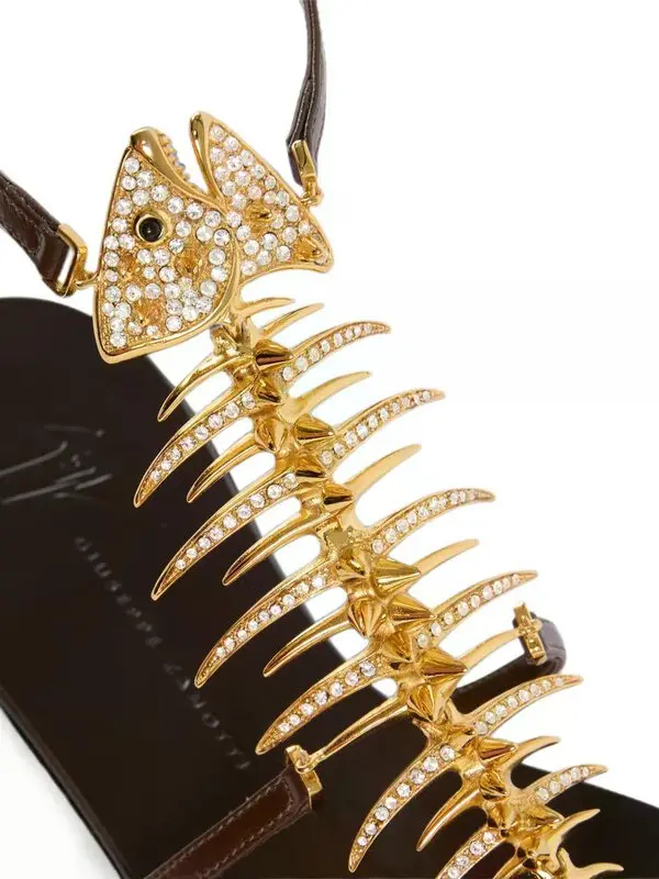 GIUSEPPE ZANOTTI Slim 2.0 Flat Sandals