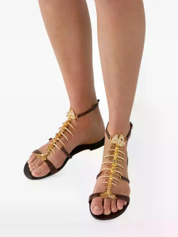 GIUSEPPE ZANOTTI Slim 2.0 Flat Sandals