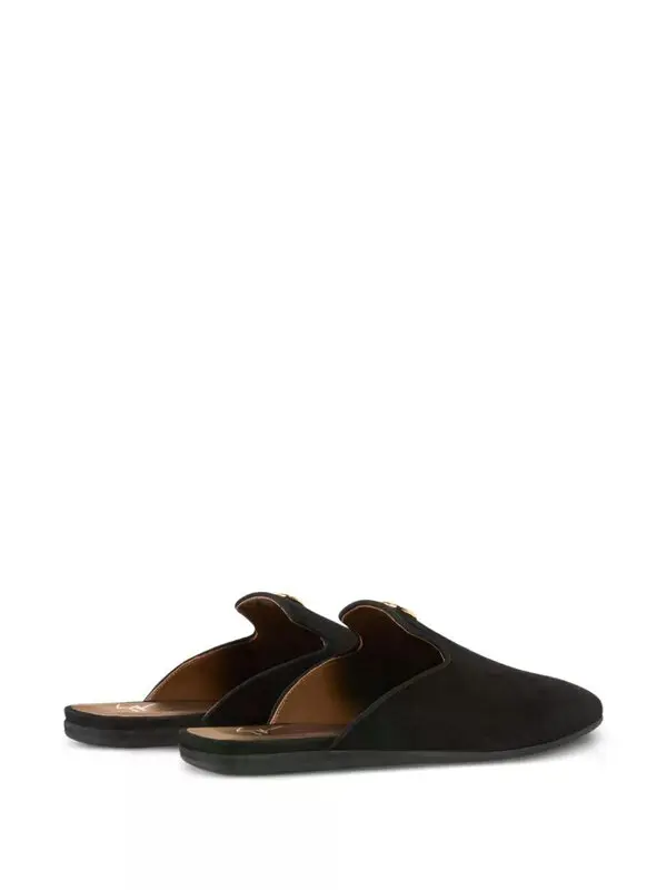 GIUSEPPE ZANOTTI Suede Seal Slippers