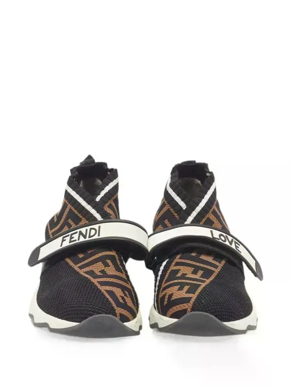 Fendi Rockoko Ff Knit Sneakers