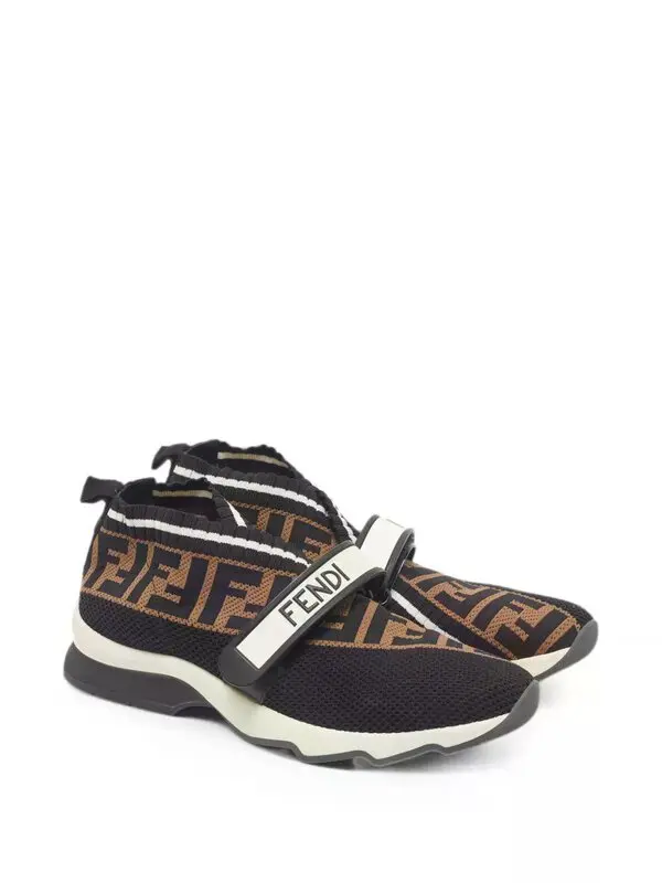 Fendi Rockoko Ff Knit Sneakers