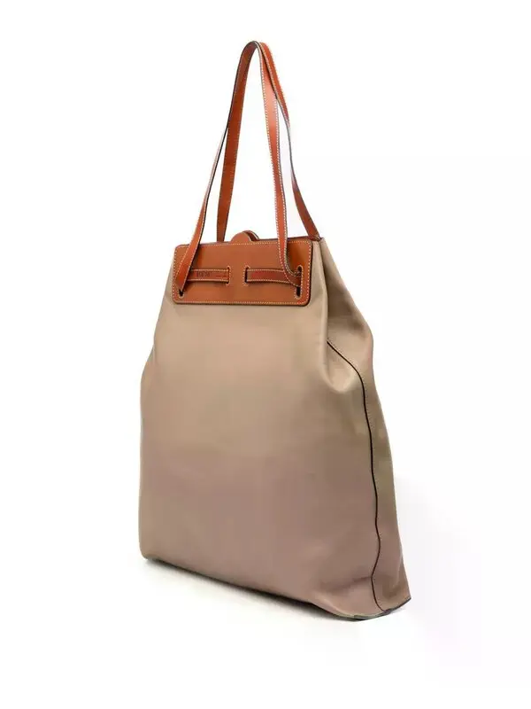 Loewe Lazo Tote Bag In Calfskin