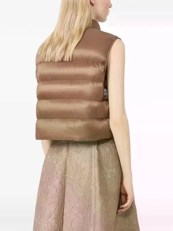 Max Mara Quilted Cropped Gilet