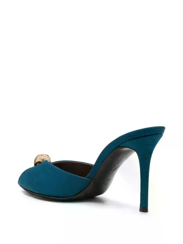 GIUSEPPE ZANOTTI Embellished Peep-toe Stiletto Sandals