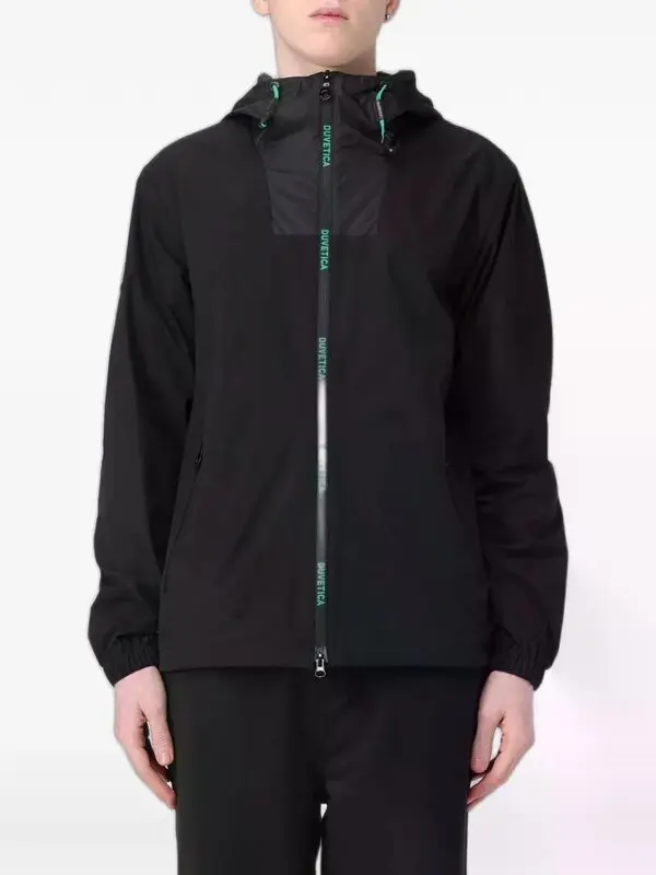 Duvetica Hooded Lightweight Jacket With Logo Detail