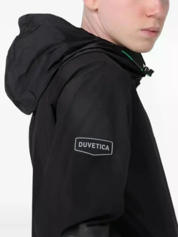 Duvetica Hooded Lightweight Jacket With Logo Detail