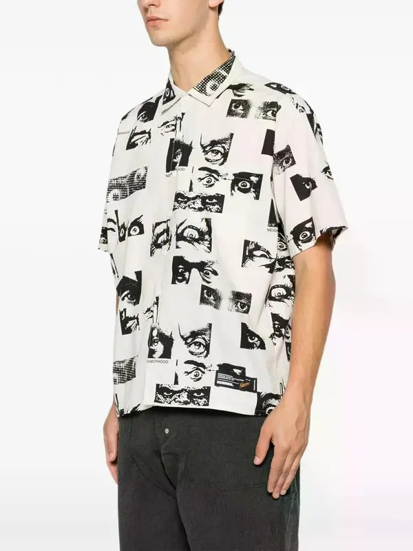 NEIGHBORHOOD Eye-print Short-sleeve Shirt