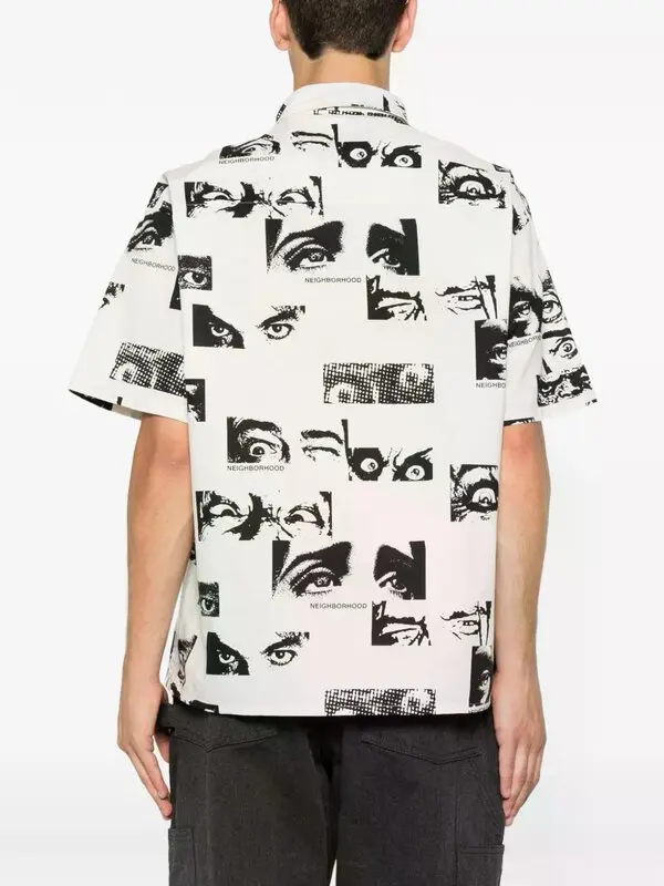 NEIGHBORHOOD Eye-print Short-sleeve Shirt