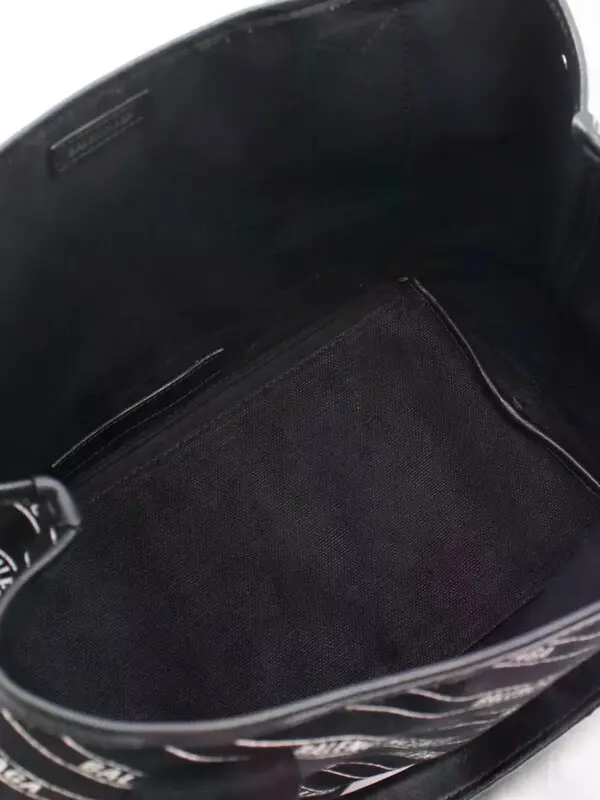 Balenciaga Navy Cabas Tote Bag