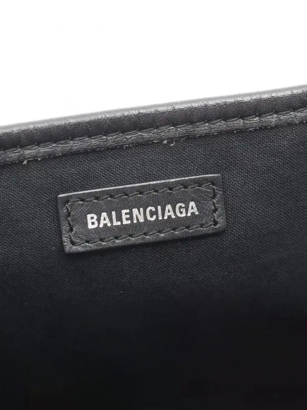 Balenciaga Navy Cabas Tote Bag