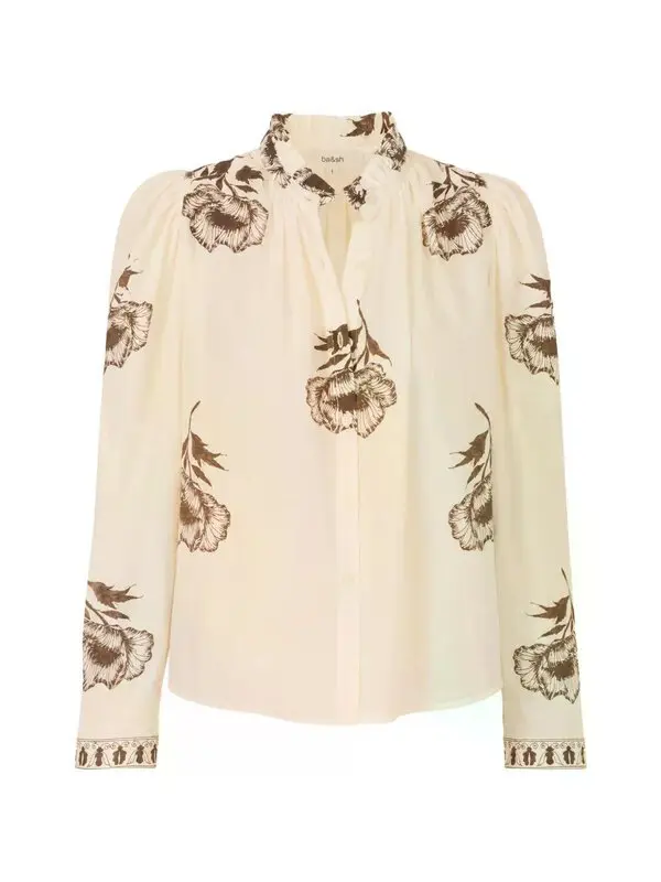 Alix Of Bohemia Artemis Floral Print Shirt - Neutrals