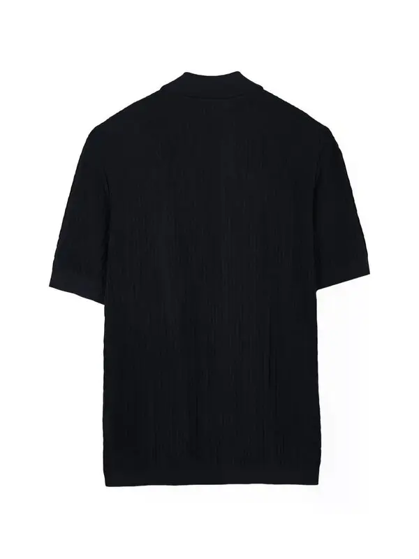 NOWADAYS Cable-knit Short-sleeve Shirt