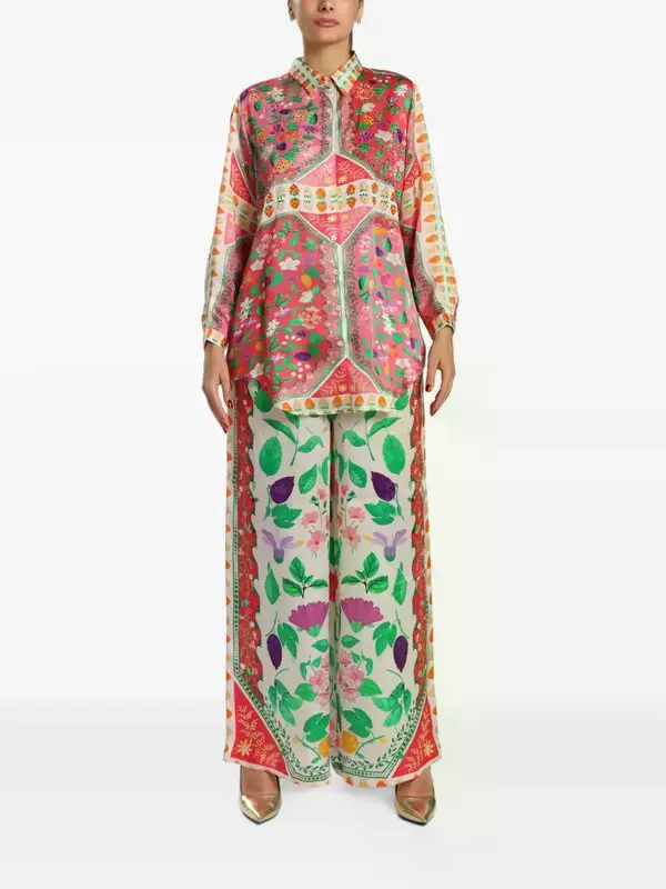 MIAU BY CLARA ROTESCU Floral Print Shirt