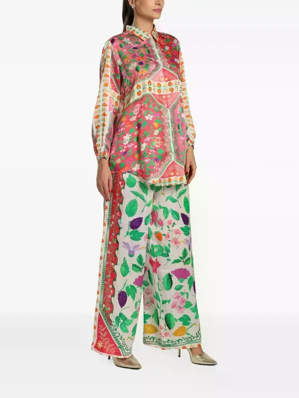 MIAU BY CLARA ROTESCU Floral Print Shirt