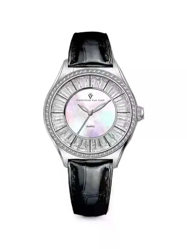 CHRISTIAN VAN SANT Luna 40mm Watch - Silver