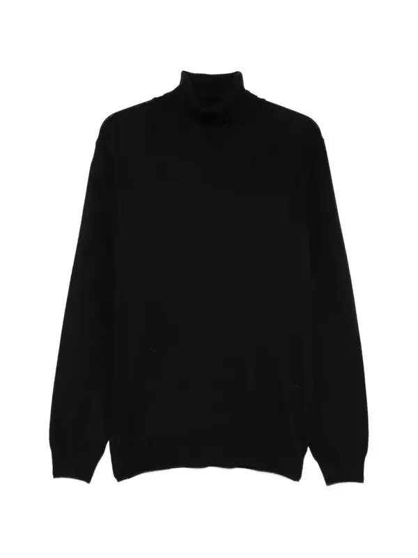SERGIO MORETTI FIRENZE Ribbed Turtleneck Sweater