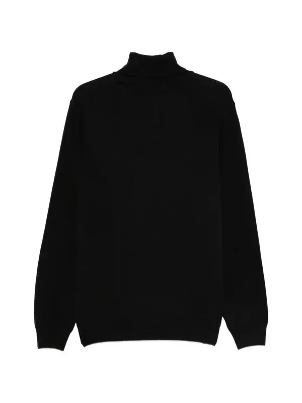 SERGIO MORETTI FIRENZE Ribbed Turtleneck Sweater