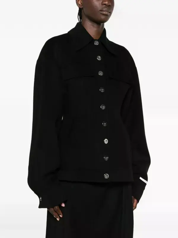 Sportmax Buttoned Jacket - Black