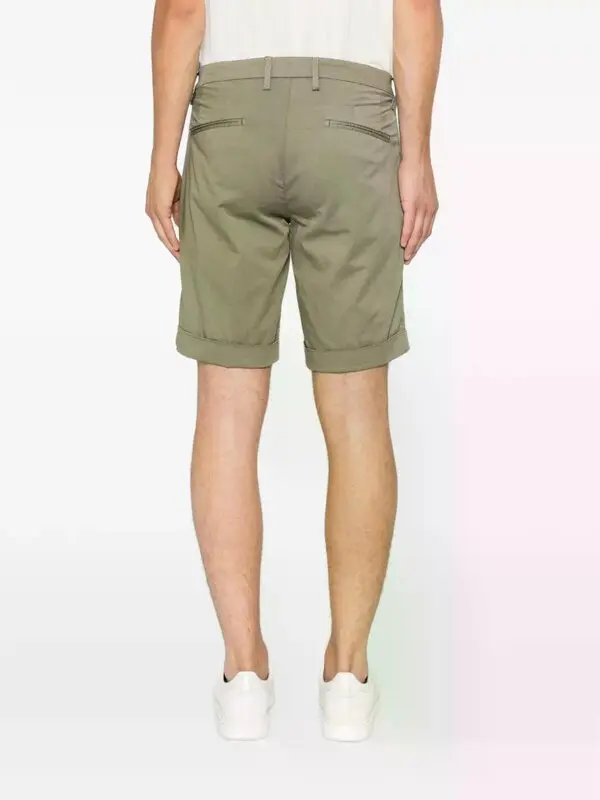 VELA SHOP Turn-up Cuff Belt-loop Shorts