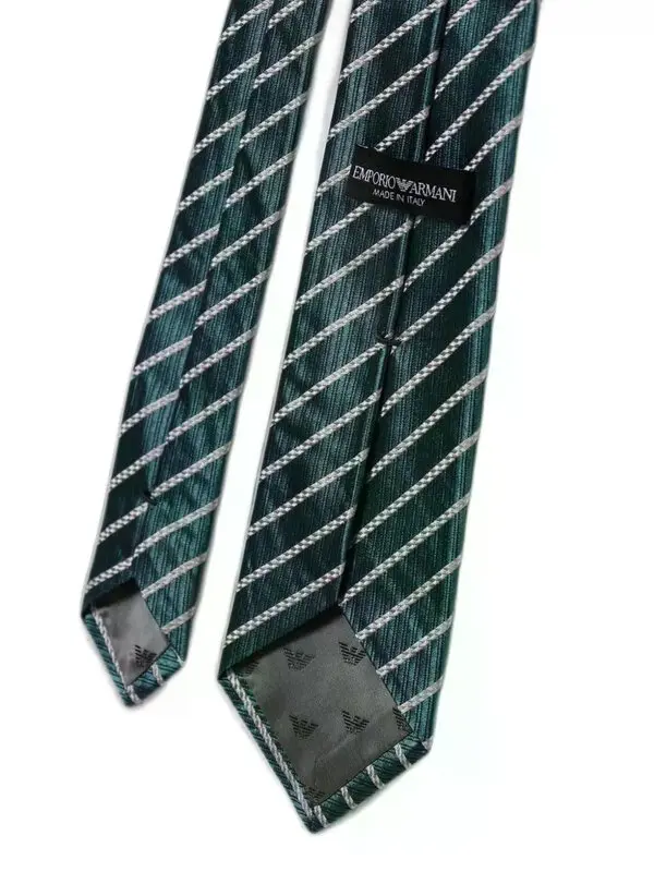 Emporio Armani Striped Silk Tie