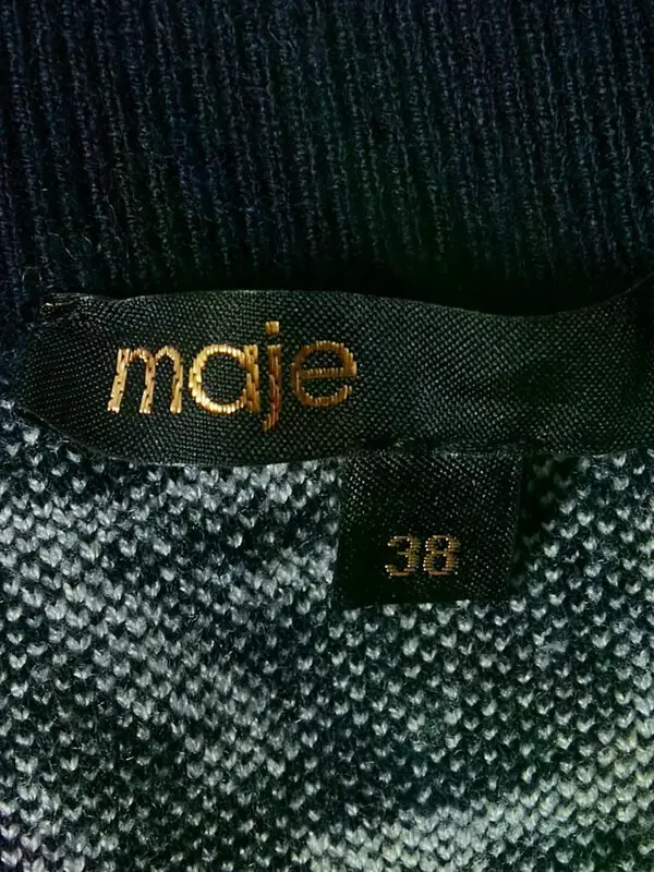 Maje Monogram-pattern Skirt