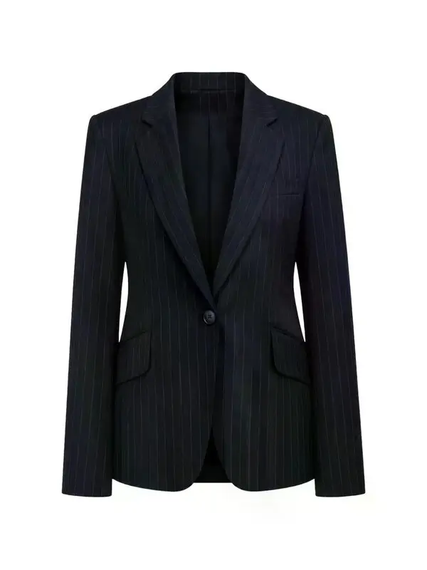 WE-AR4 The Venue Pinstriped Blazer - Blue