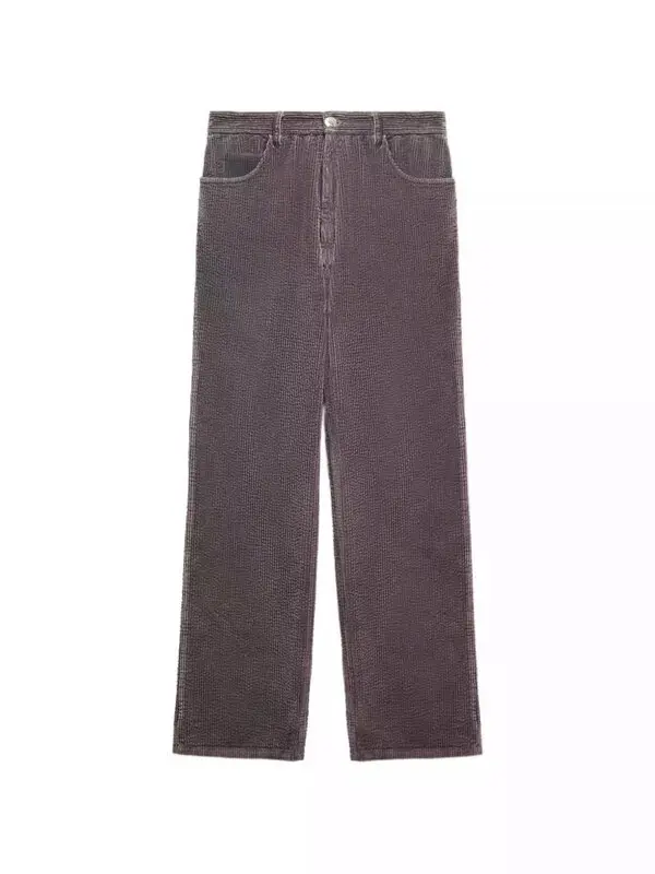 Marni Corduroy Flared Trousers - Grey