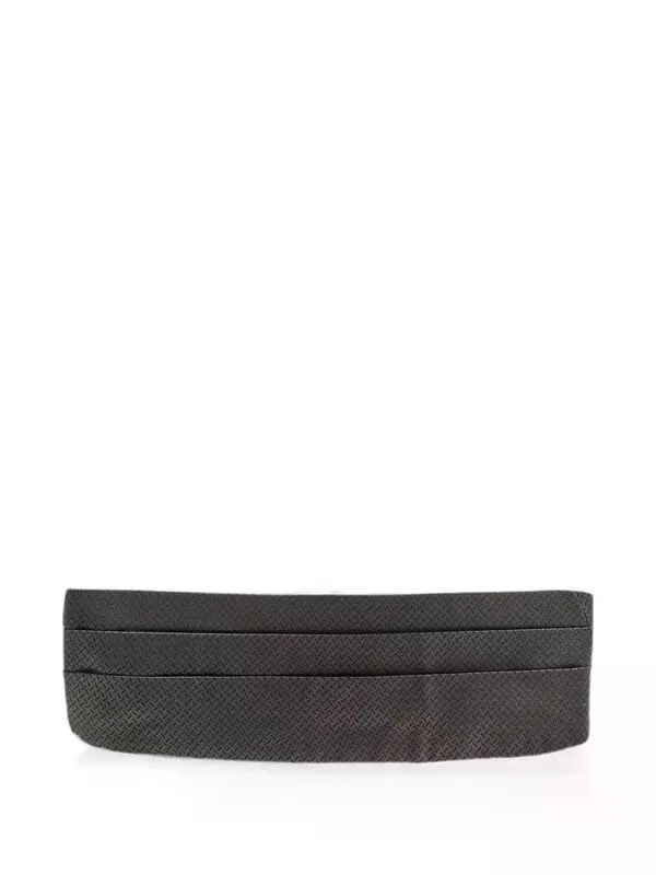 FERRAGAMO Jacquard Cummerbund - Grey