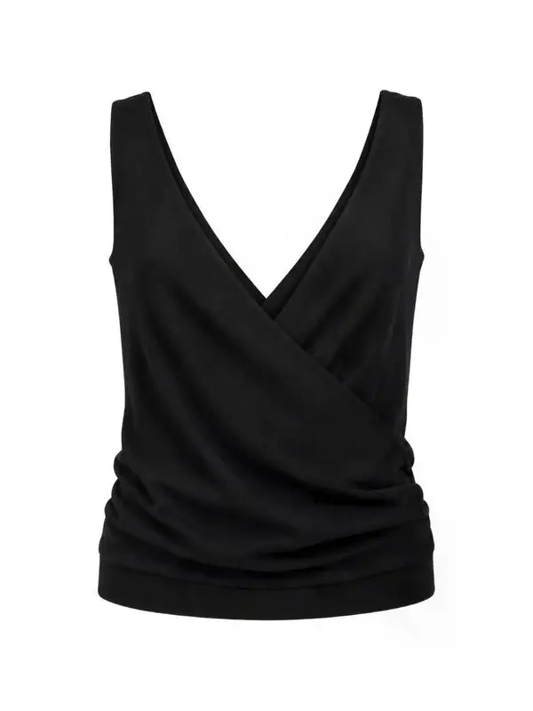 Barbara Bui Sleeveless Draped Top - Black