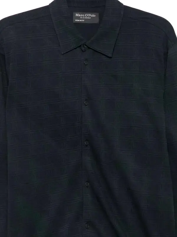 Marc O'polo Check-pattern Long-sleeve Shirt