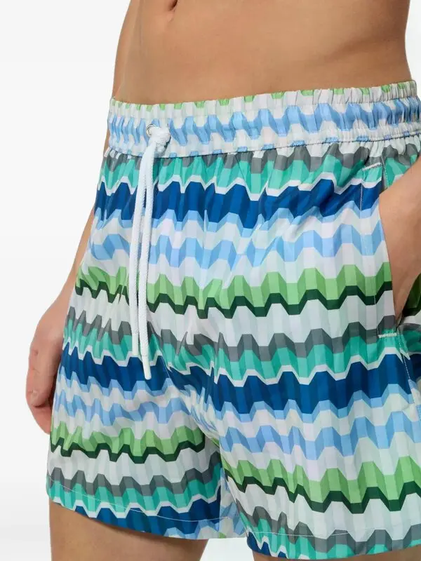 Missoni Zigzag Print Swim Shorts