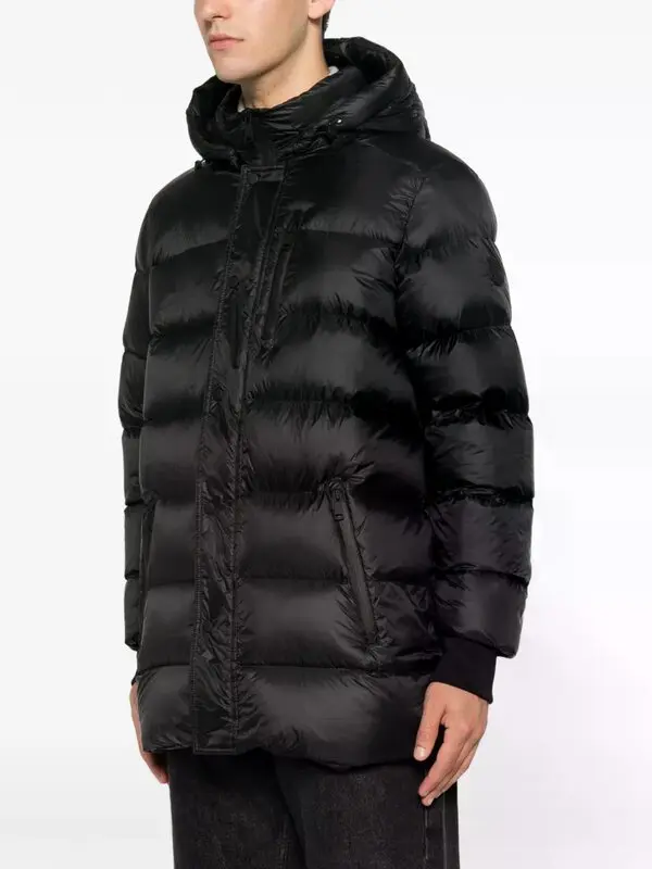 SERGIO MORETTI FIRENZE Logo Patch Padded Jacket