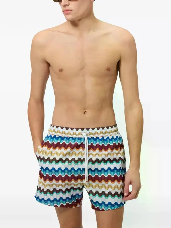 Missoni Zigzag Print Swim Shorts