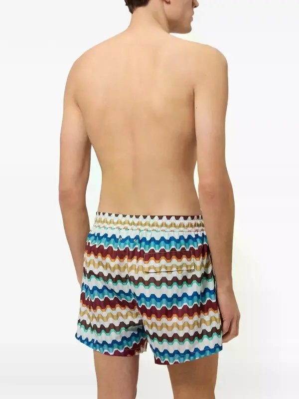 Missoni Zigzag Print Swim Shorts