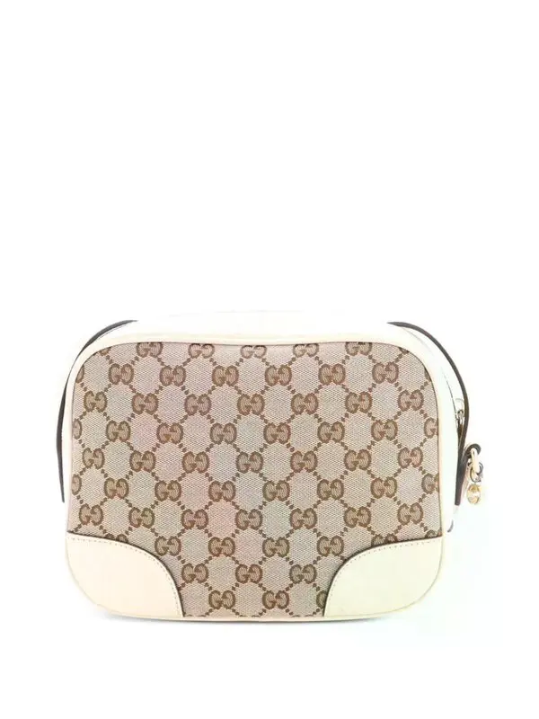 Gucci Bree Disco Gg Canvas With Leather Mini Crossbody Bag - Neutrals
