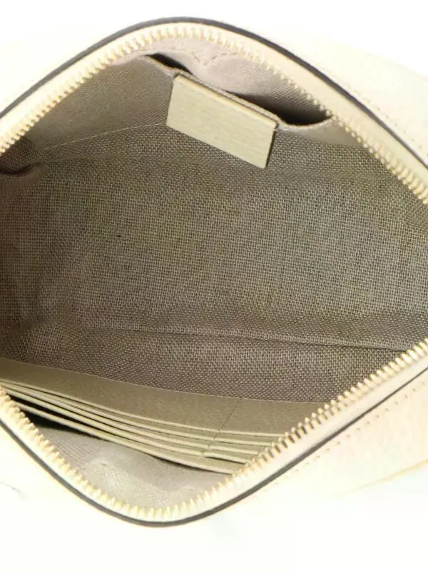 Gucci Bree Disco Gg Canvas With Leather Mini Crossbody Bag - Neutrals