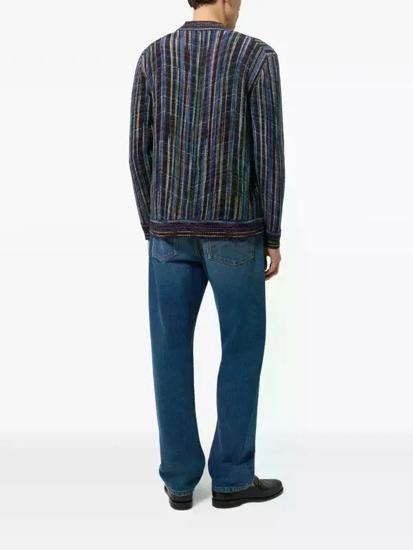 Missoni Zigzag-knit Button-up Cardigan