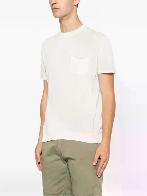 VELA SHOP Chest-pocket Short-sleeve T-shirt